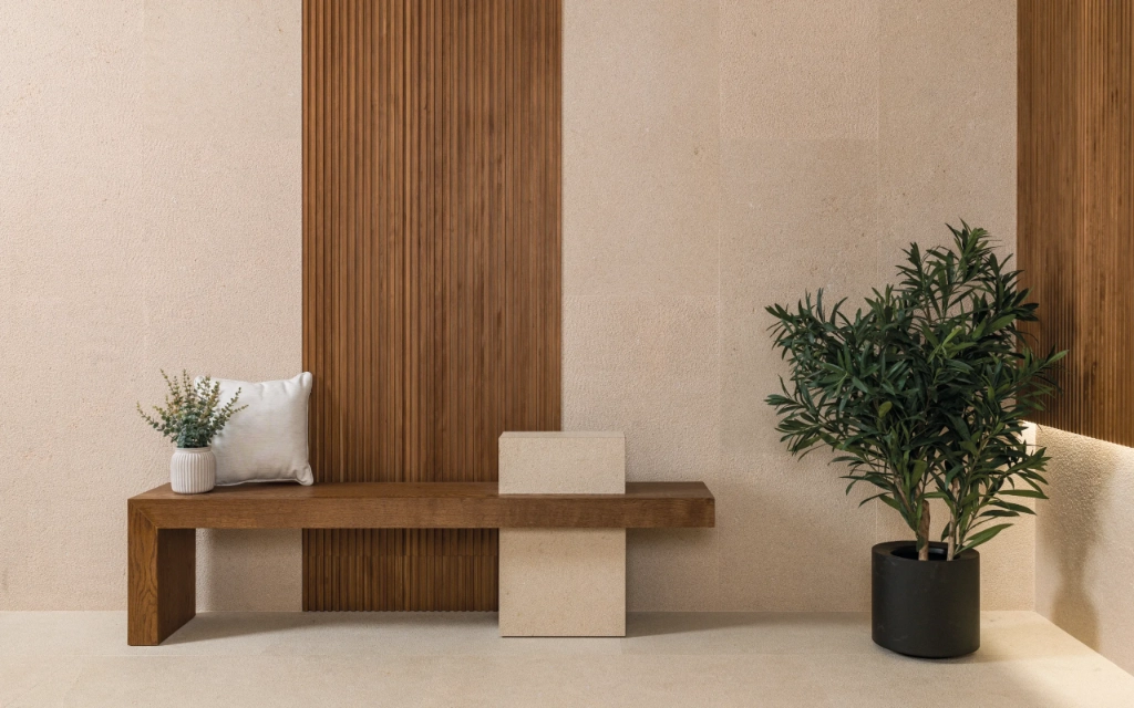 Pared De Piedra Natural Interior Pared De Piedra Natural Hecha De La