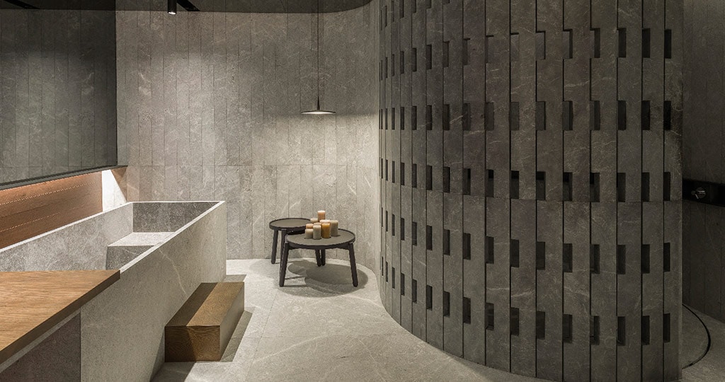 The essence of L’Antic Colonial focused on Stone & Wood