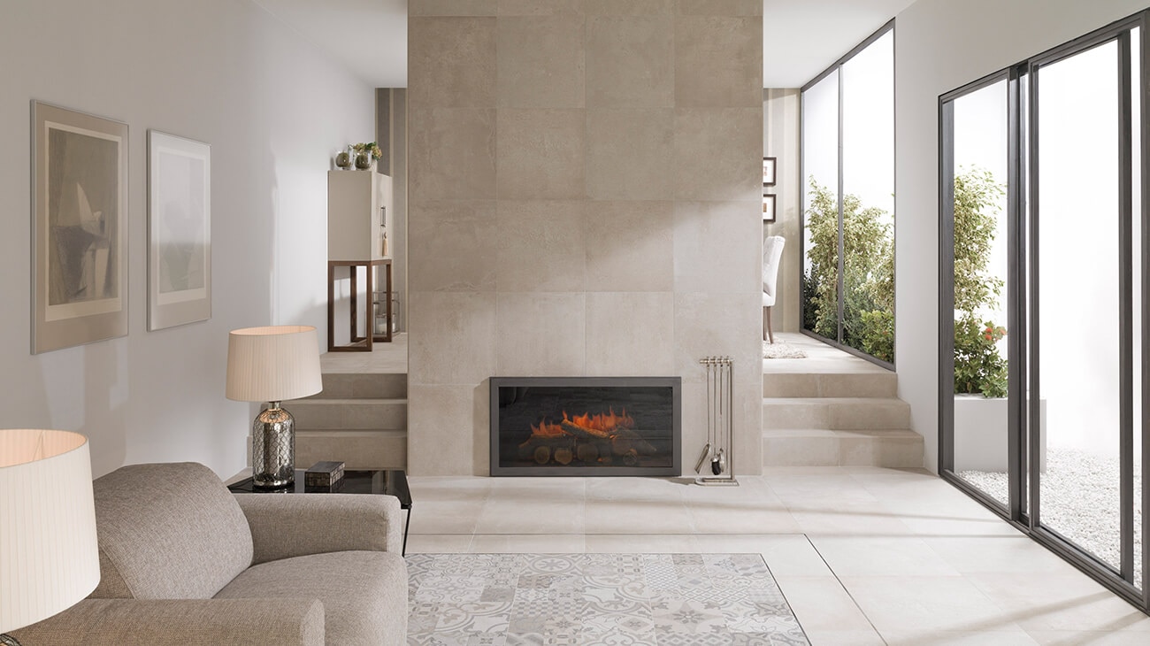 Tiled Fireplace Looks Amazing Fireplace
