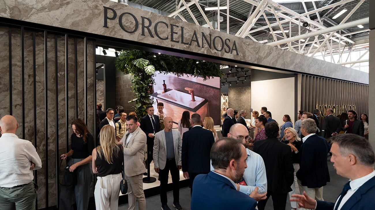 Design and innovation reinforce PORCELANOSA's leadership at Cersaie